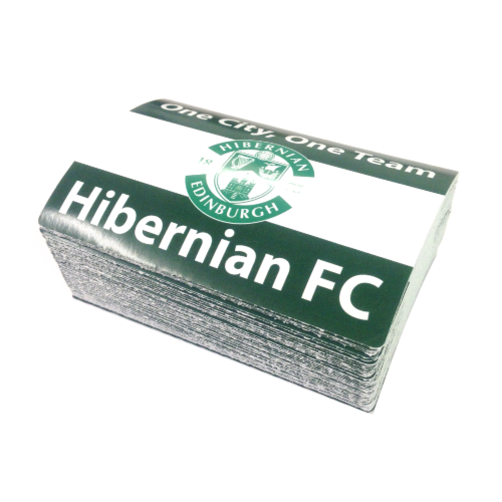 13cm x 9cm (50 Pack) Non PVC Waterproof Stickers | footballflags.co.uk