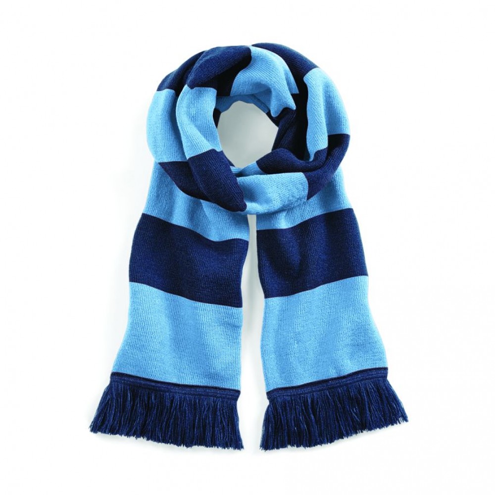 Two Tone Knitted Varsity Scarf | FootballFlags.co.uk