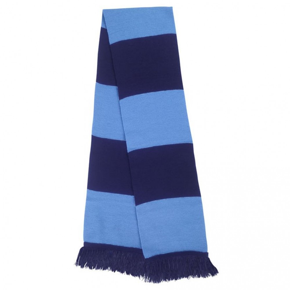 Two Tone Knitted Team Scarf | FootballFlags.co.uk