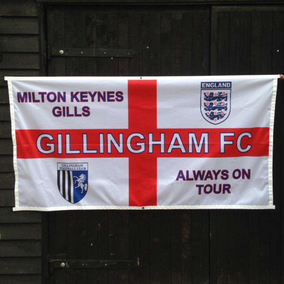 6ft x 3ft Heavyweight Football Flag | footballflags.co.uk