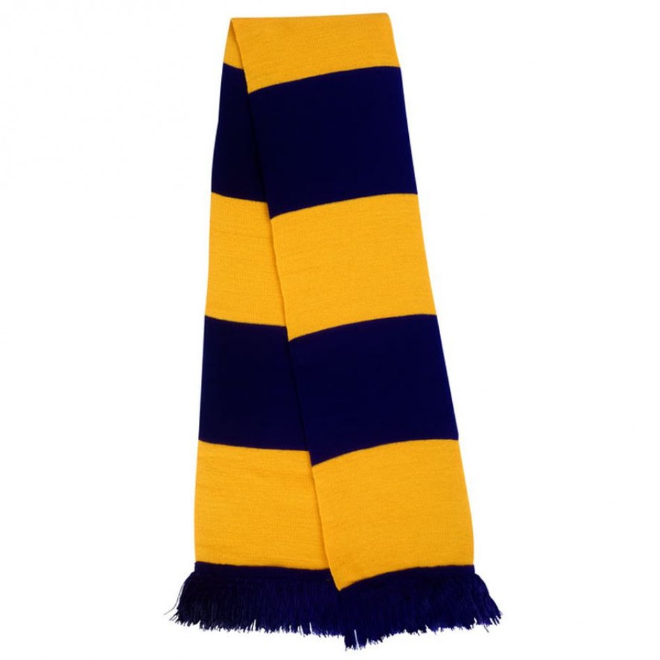 Two Tone Knitted Team Scarf | FootballFlags.co.uk