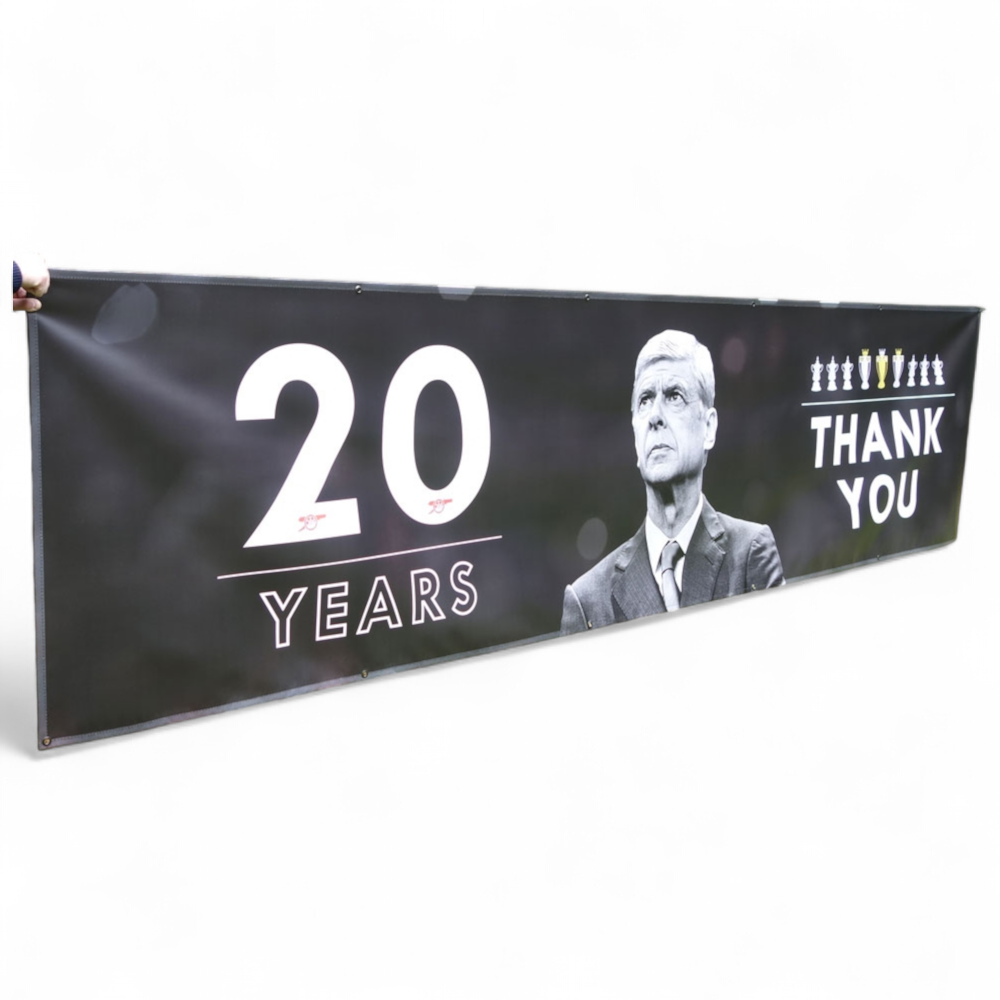 4m x 1m PVC Banner with hems and eyelets